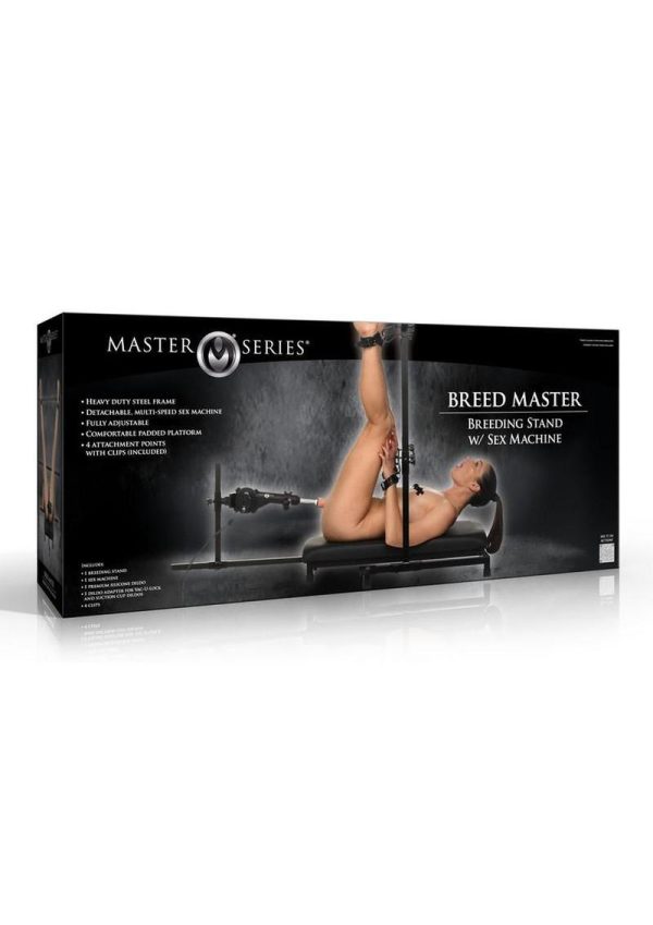 Master Series Breed Master Breeding Stand With Sex Machine Black 6289